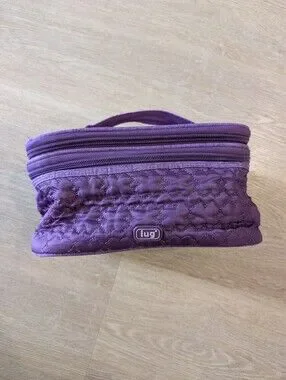 lug | Bags | Nwot Lug Two Step Quilted Cosmetic Train Case In Deep ...